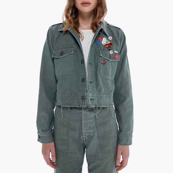 MOTHER | Jeans | Nwt Mother The Cropped Veteran Jacket | Poshmark